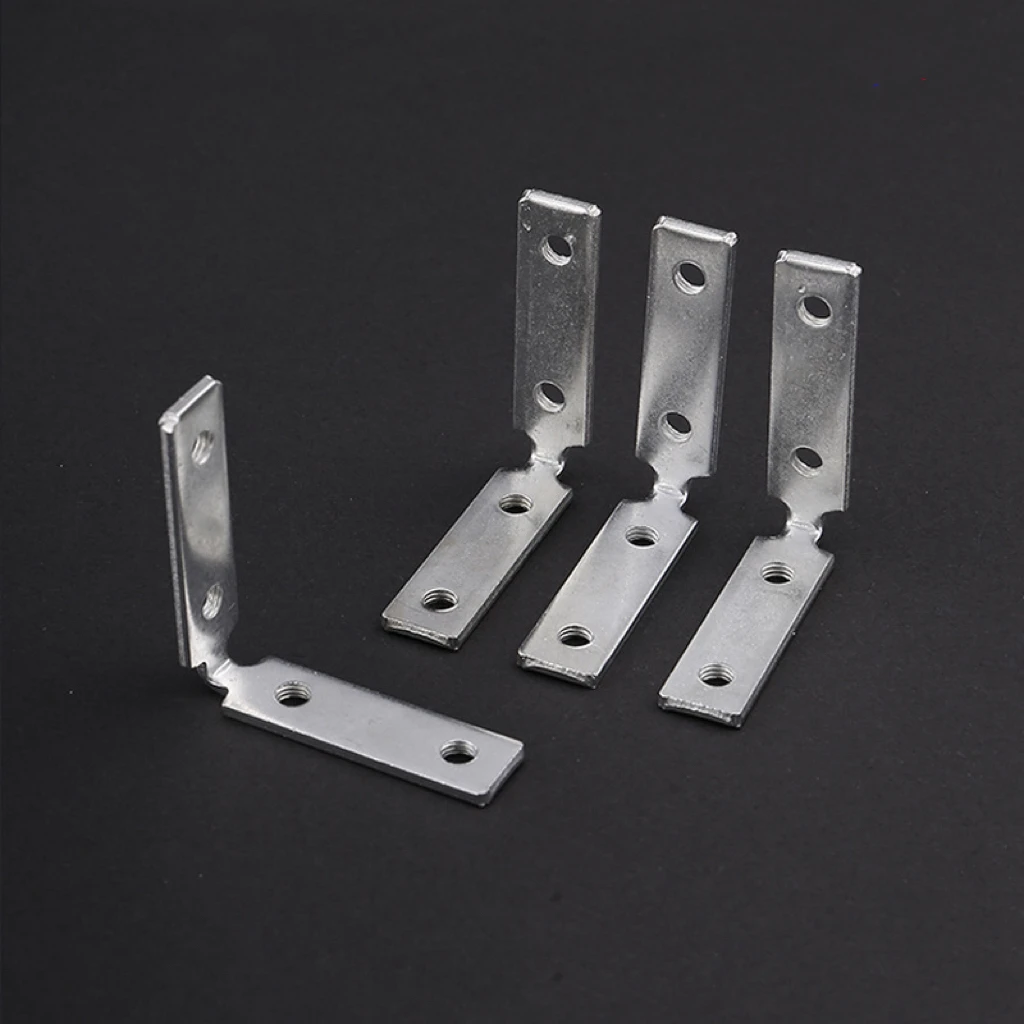 L-Shape 90 Degree Iron Corner Fixed Bracket Connector Wood Board ...