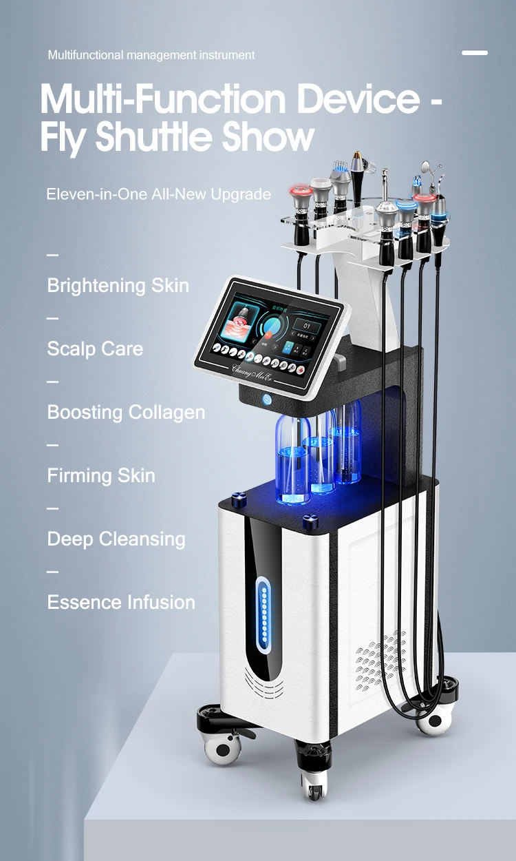 11 in 1 Dermabrasion Peel Face Machine Dermabrasion Facial Skin Clean ...