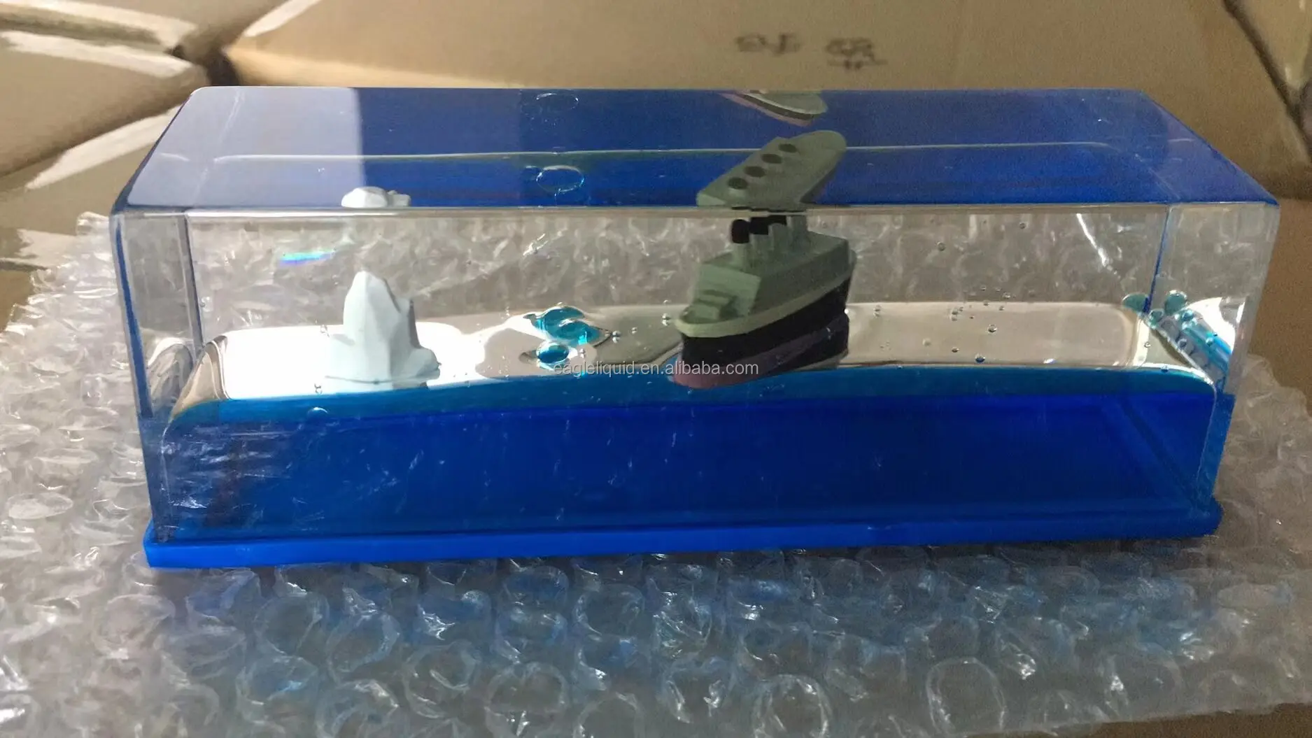 Unsinkable Boat Pirate Ship Model Toys Home Office Desktop Ornament ...