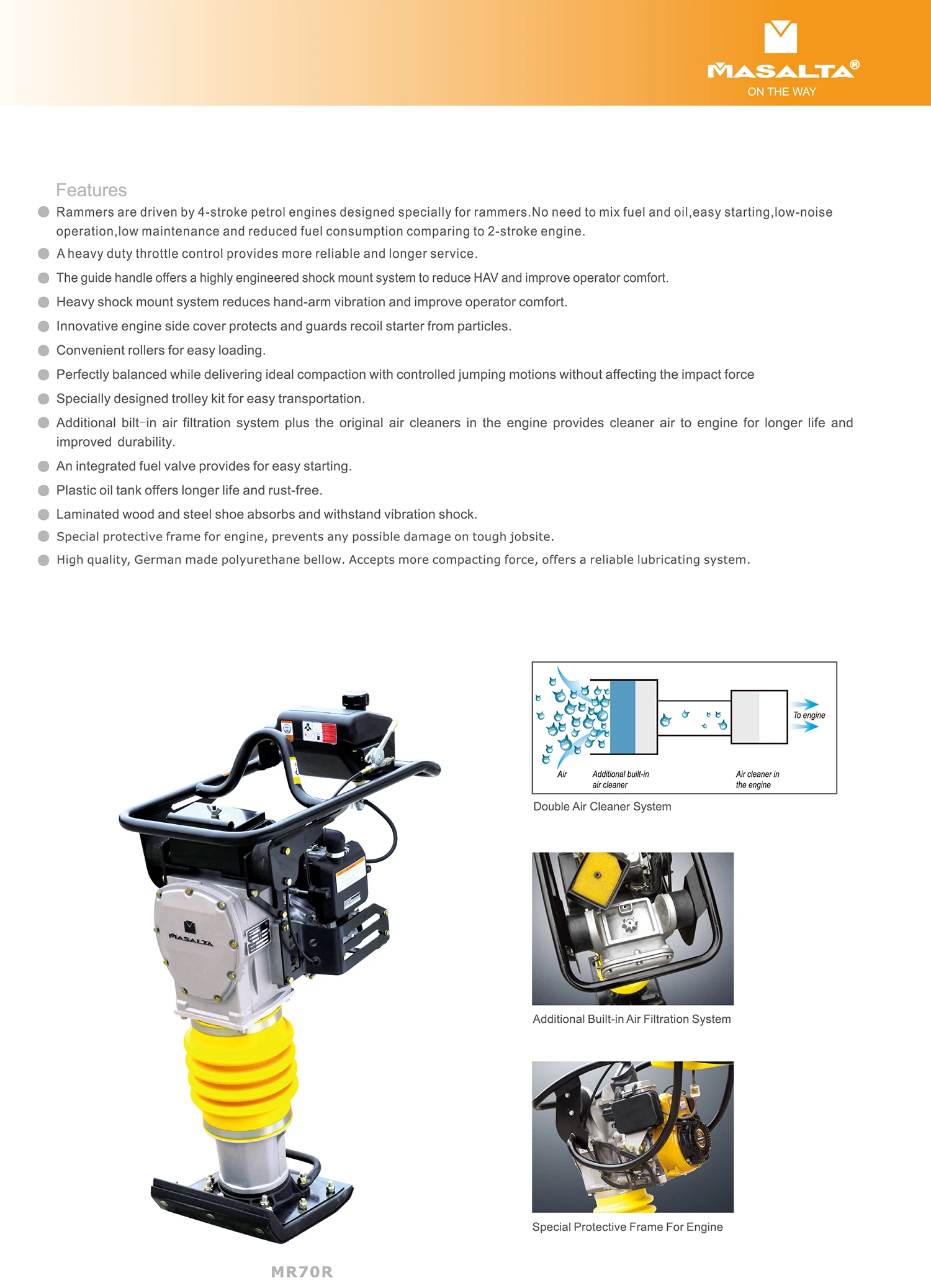 Gx160 Jumping Jack Tamp Honda Robin Tamping Machine High Quality Rammer ...