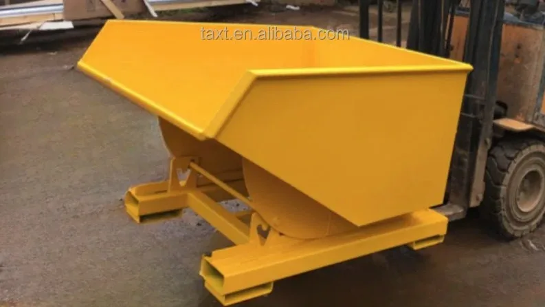 Hopper Tipping Tilting Metal Dump Truck Refuse Collector For ...