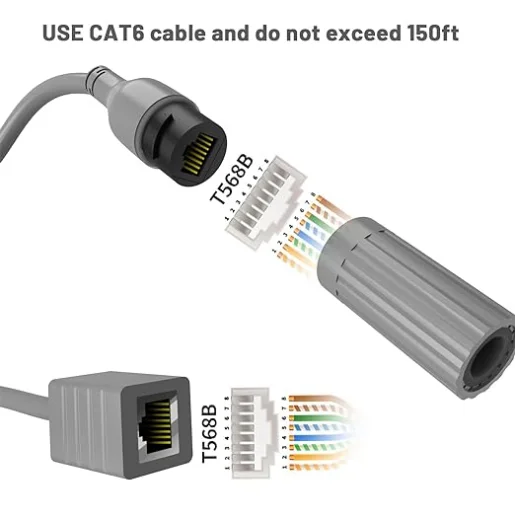 RJ45 Starlink Cable Extension - Connect Gen 2 Dishy & Router