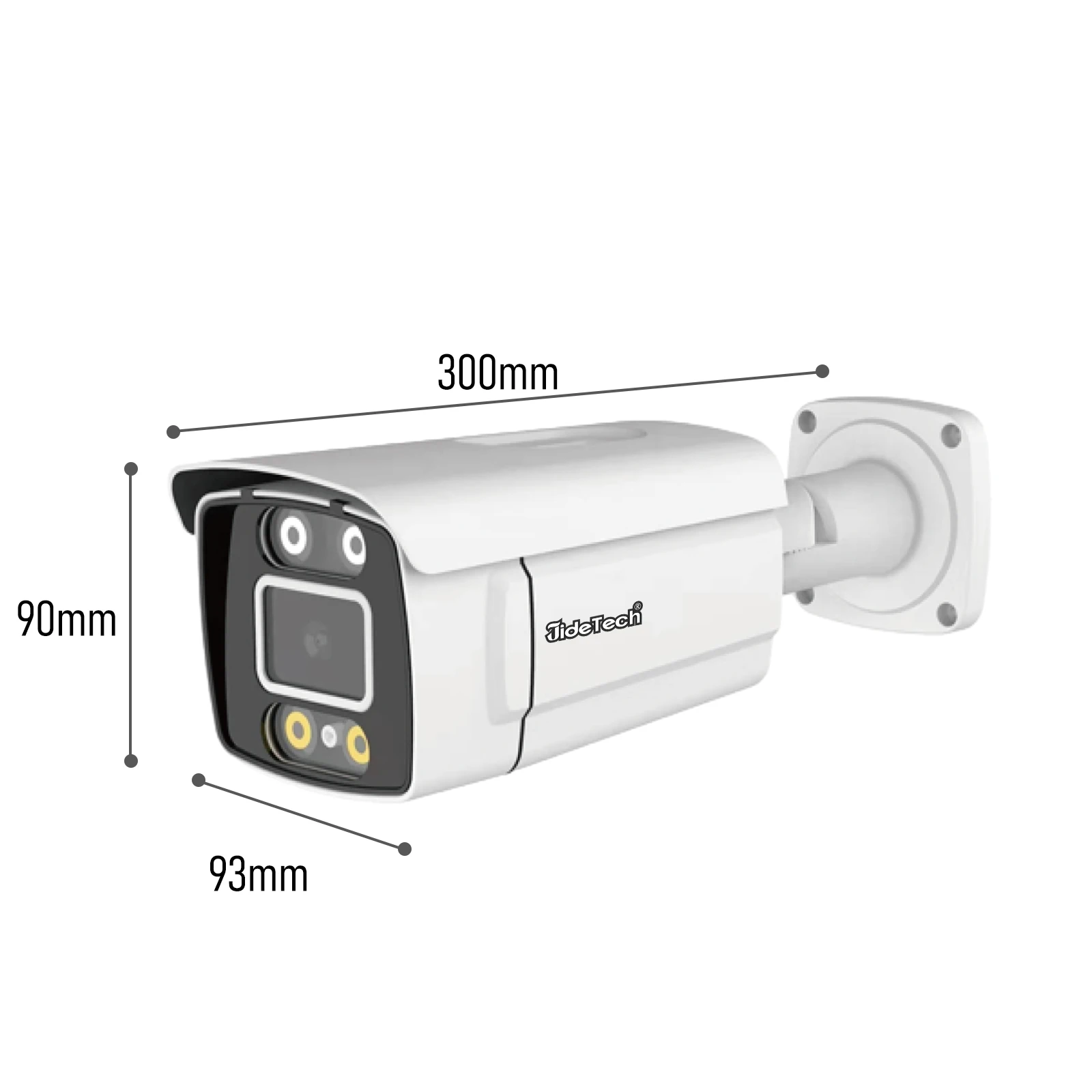 JideTech 4K 8MP 20fps HD Surveillance Camera with Area Detection ...
