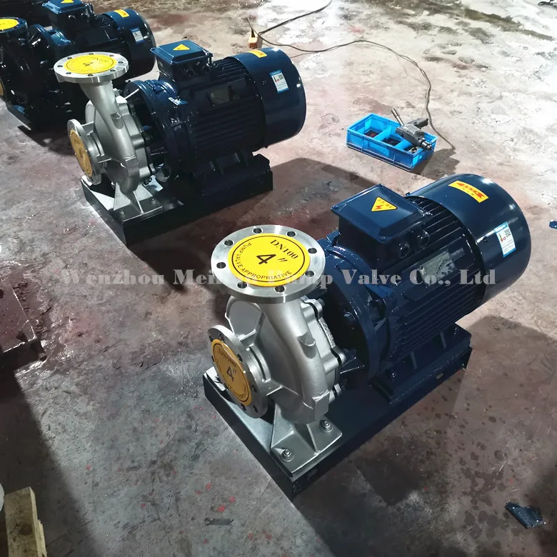 Isg200-200a Vertical Single Stage Single Suction Centrifugal Pump Cold Hot Water Pipeline ...