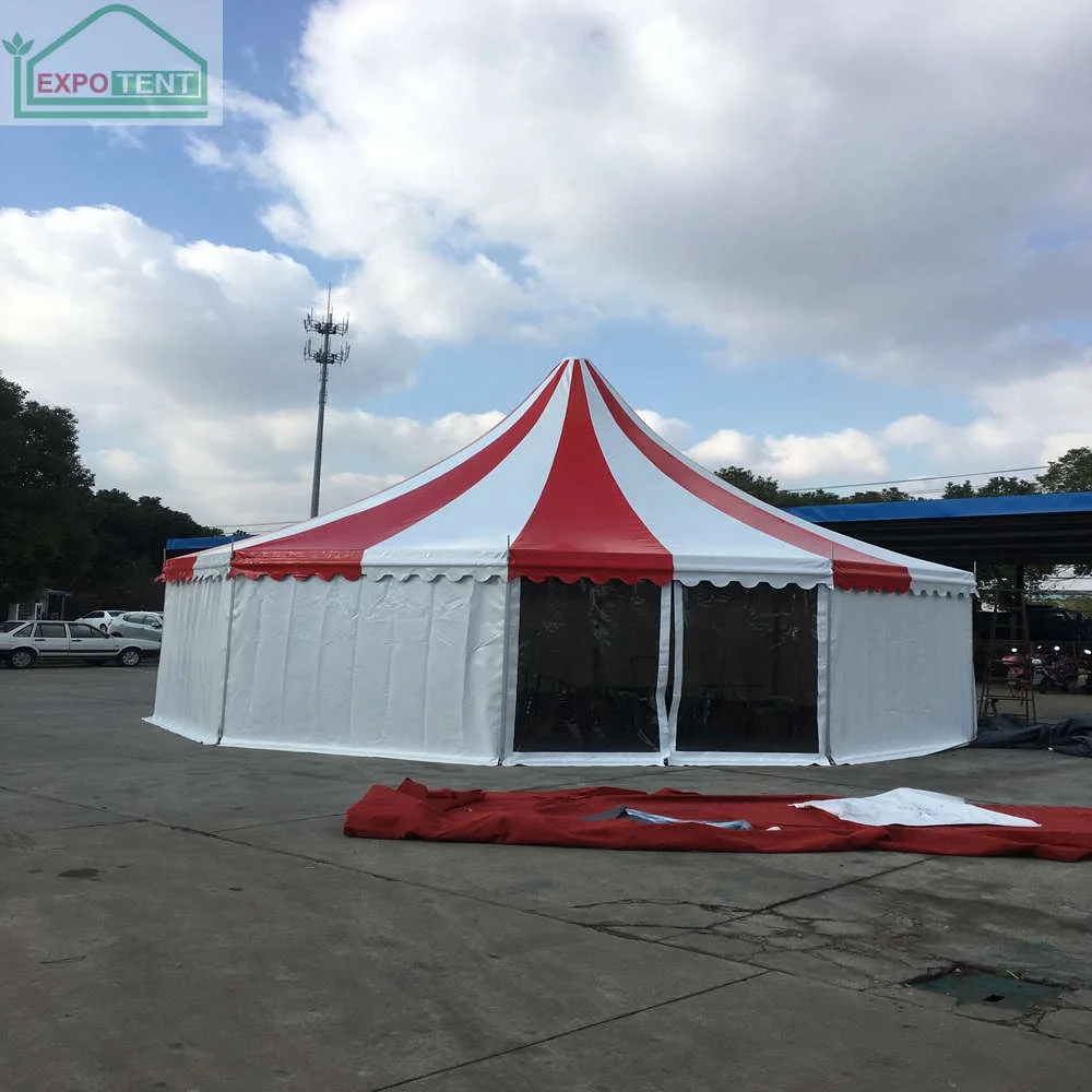 Hexagonal Circus Tent - Big Party Tents for Outdoor Events, Waterproof ...