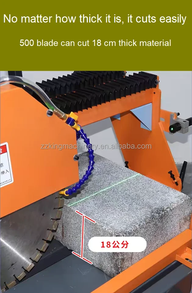Cement Brick Aerrated Brick Road Traffic Stone Cutting Machine