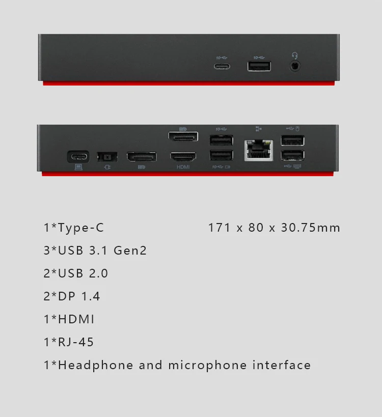 Lenovo ThinkPad USB-C Docking Station: Connect Multiple Devices with ...