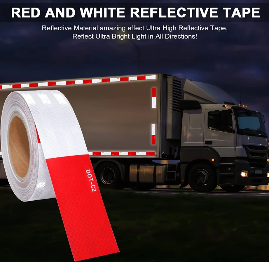 Recommend White Red Dot C2 Adhesive Reflective Tape For Truck - Buy Pvc ...
