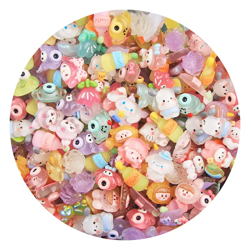 Cute Animal Plant Resin Accessories 3D Pvc patches Mixed Color LoGO ...