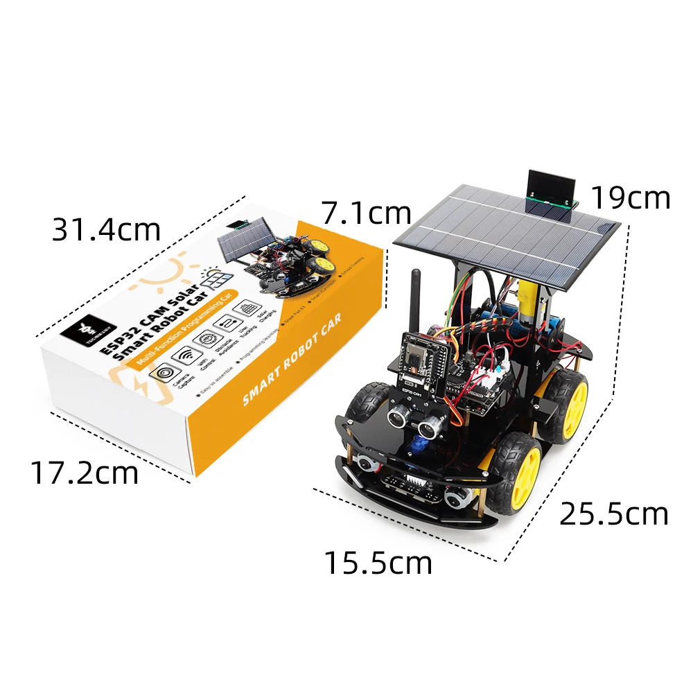 ESP32 Smart Robot Kit - DIY Arduino Robotics & Solar Tracker