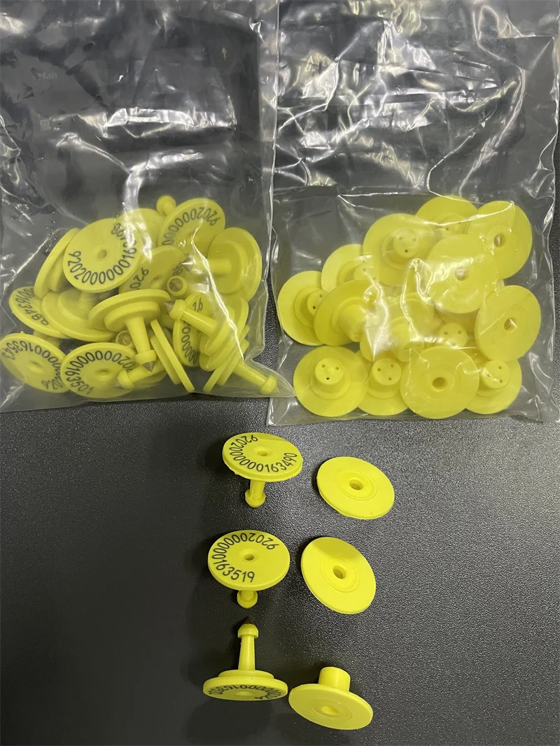 UHF ISO 18000-6C RFID Animal Ear Tags for Cattle & Sheep