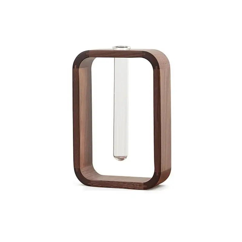 Wooden Vase,Test Tube Vase,Square Living Room Dining Table,Hydroponic ...