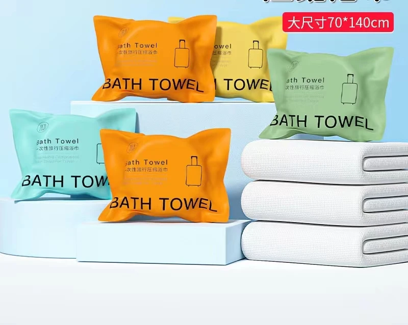 Compressed Bath Towel Thickened And Increased Disposable Portable ...