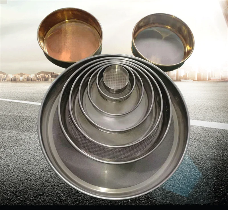 1-60 Micron Stainless Steel Round Mesh Sieve for Filtration - OEM