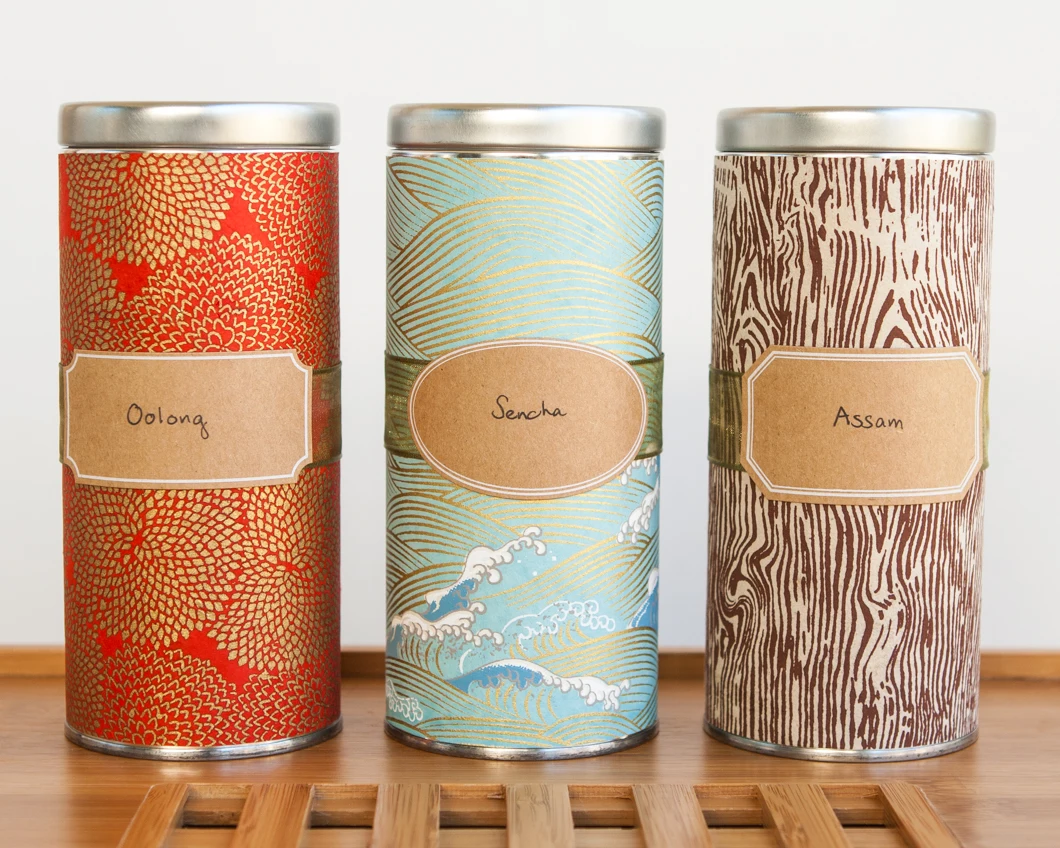 Wholesale Printed Food Grade Vintage Tea Tins - Eco-friendly