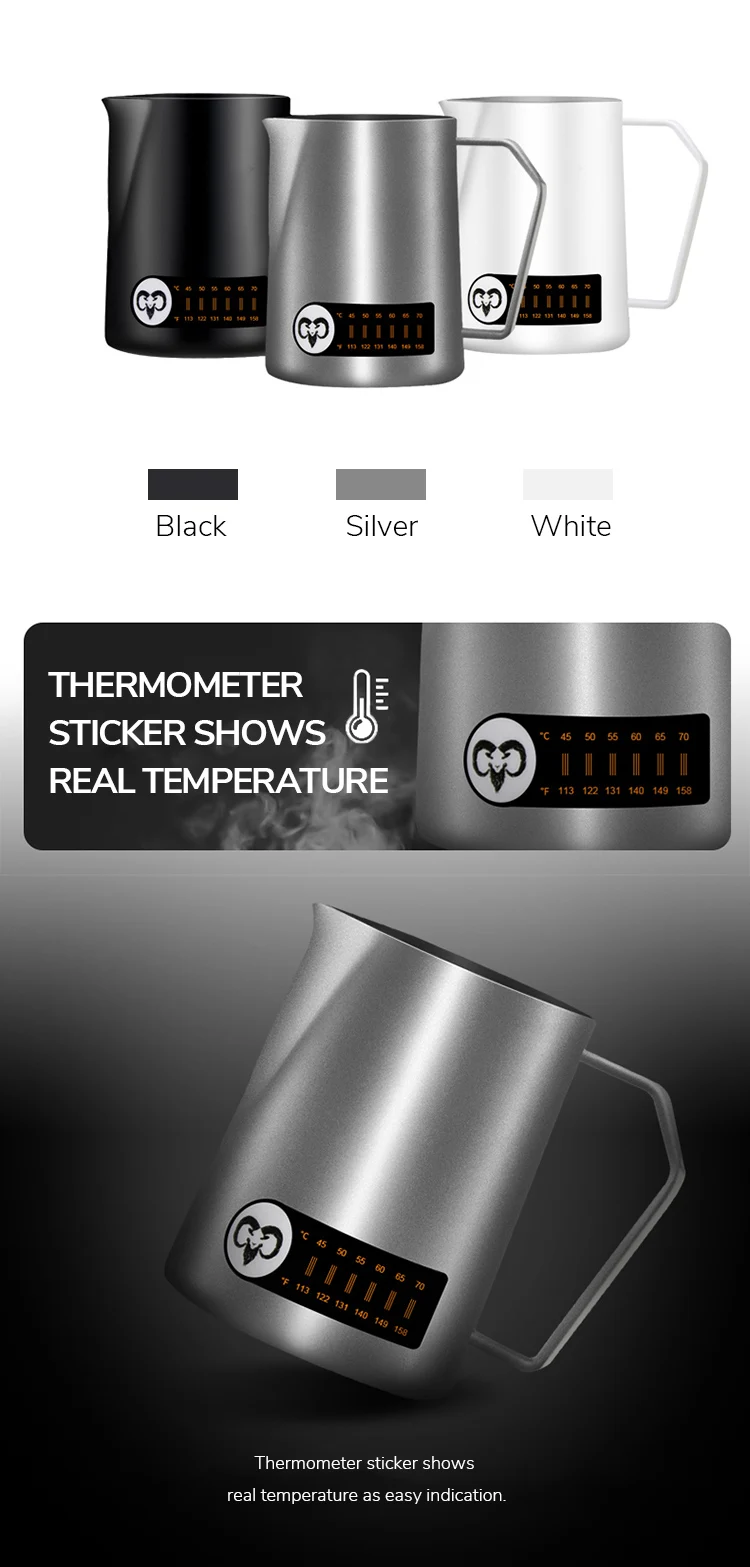 Brewista high quality barista custom stainless steel steaming milk ...