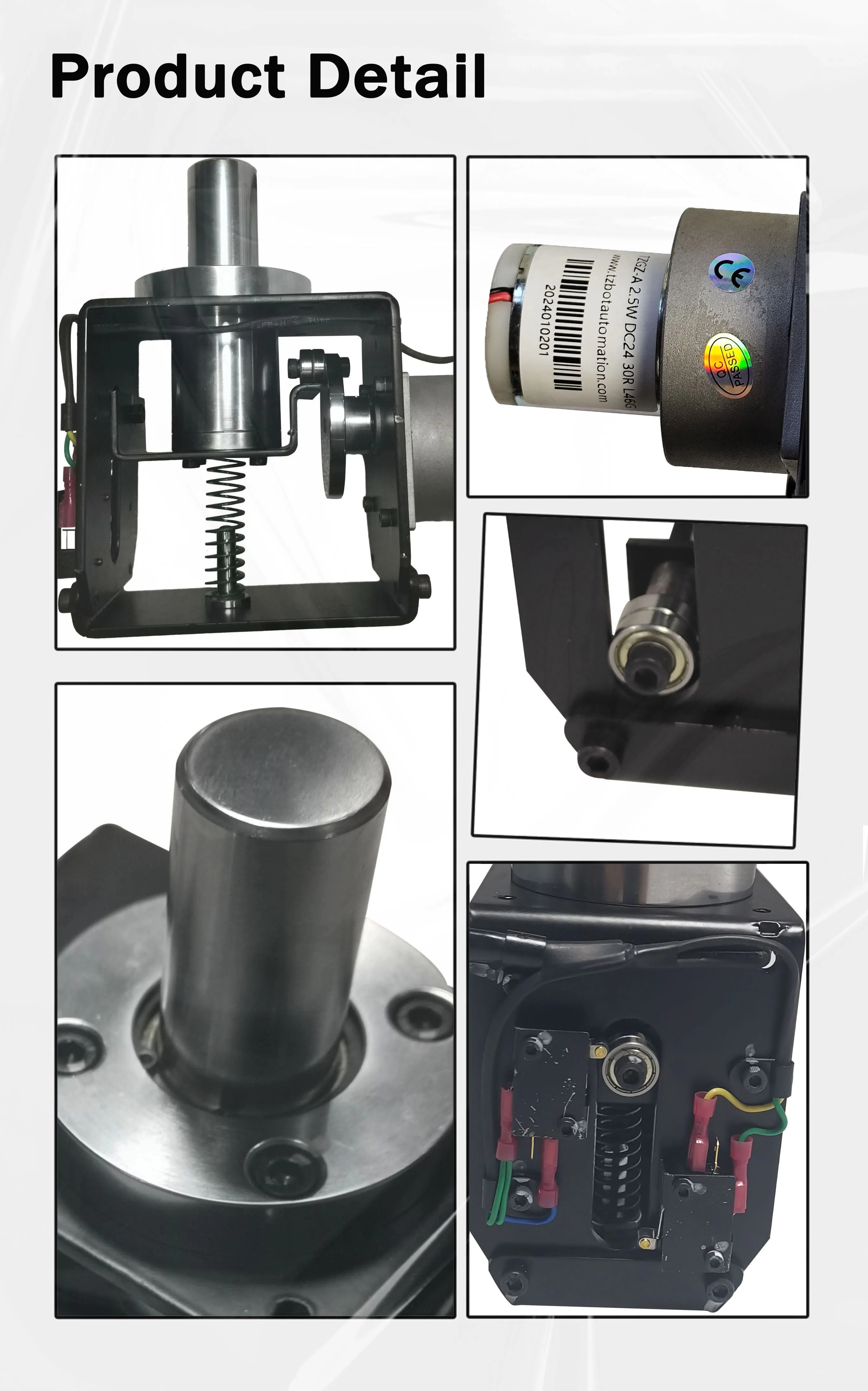 AGV Accessories Pin Hook Device - 24V 2.5W Motor for Automated Guided ...