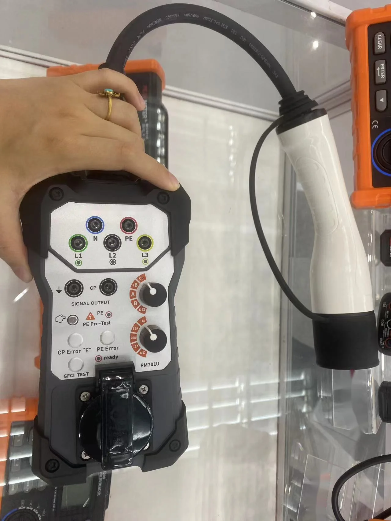 Tesla EVSE Adapter & Power Quality Tester for EV Charging Station OEM