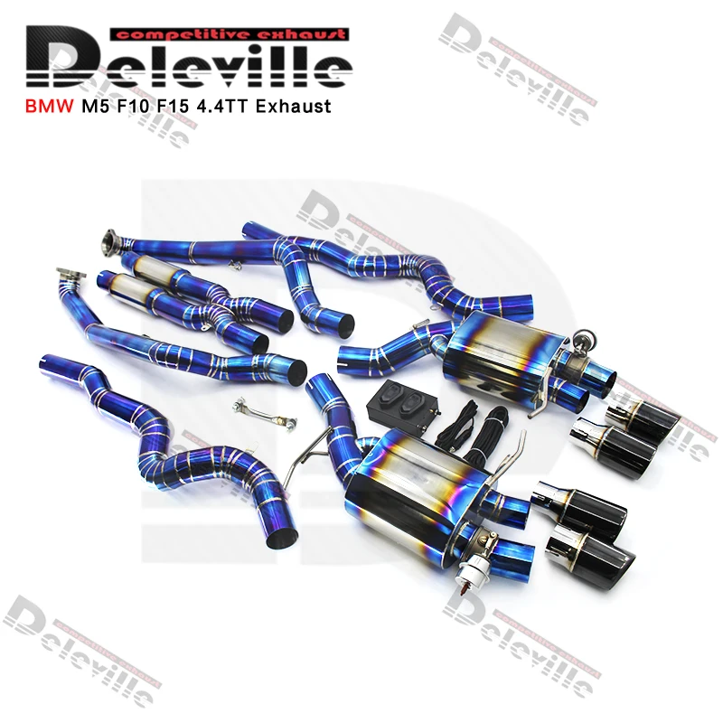 Personalizado Escape Catback Para Bmw M5 F10/f15 4.4tt 2012-2016 Aleación De Titanio Sistema De ...
