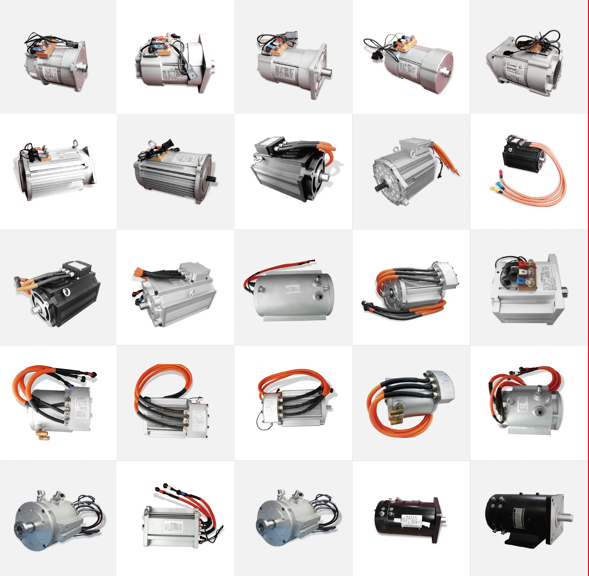 72v 7.5kw Electric Motors For Ev Vehicles Ip67 Water Cooled Permanent ...