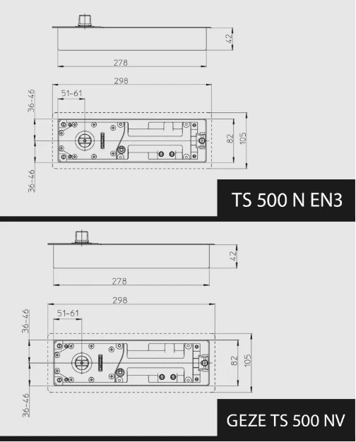 TS550NV Imported Stainless Steel 300kg Floor Spring Bearing Commercial ...