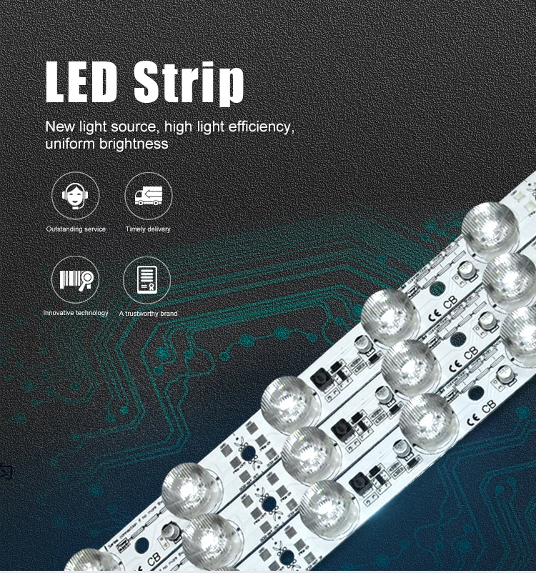 Wholesale Ridid Hard Led Strip Light Daylight White 6500k Smd 8020 24v ...
