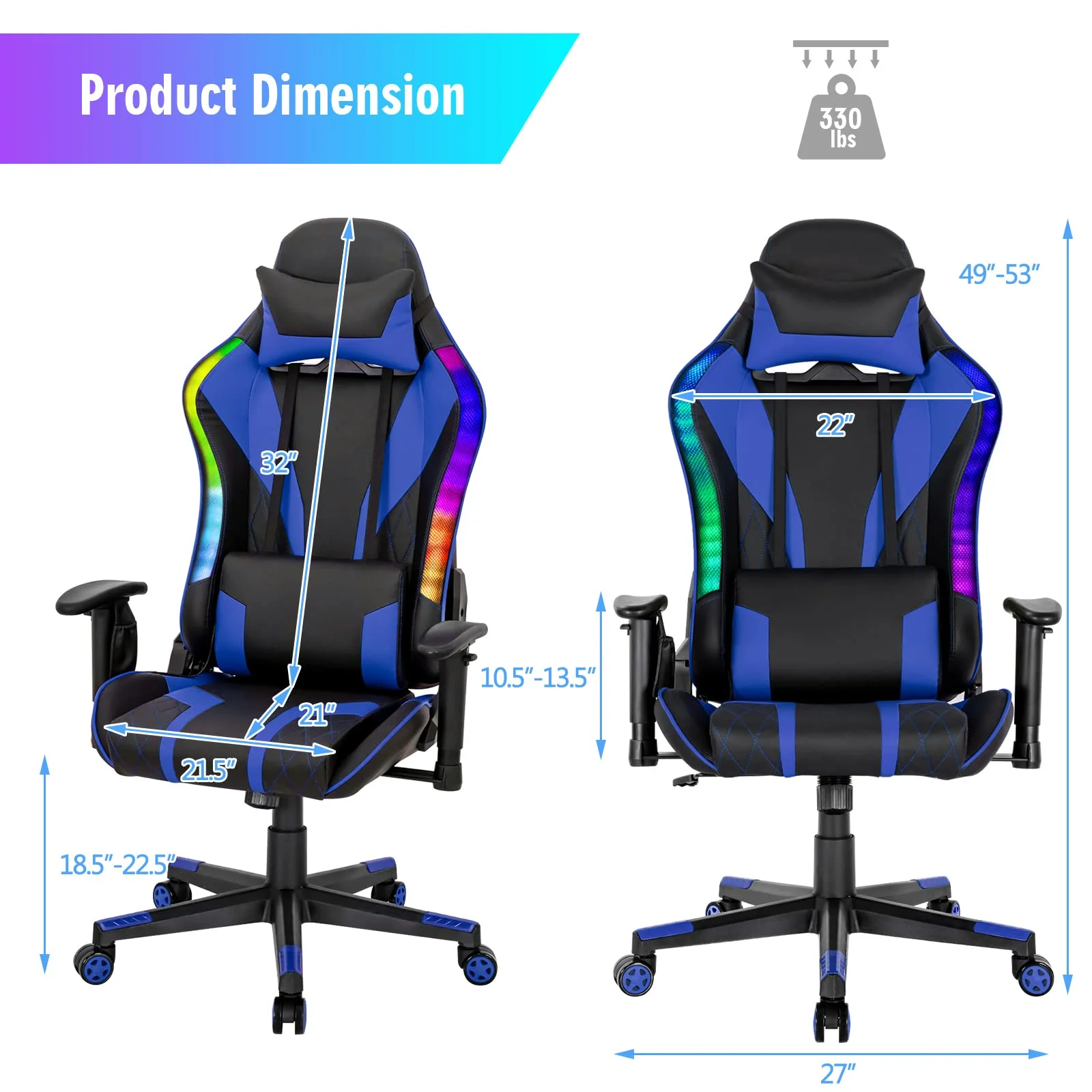 Racing Gamer Oyuncu Koltugu Gaming Chair Rgb Free Sample Reclining ...