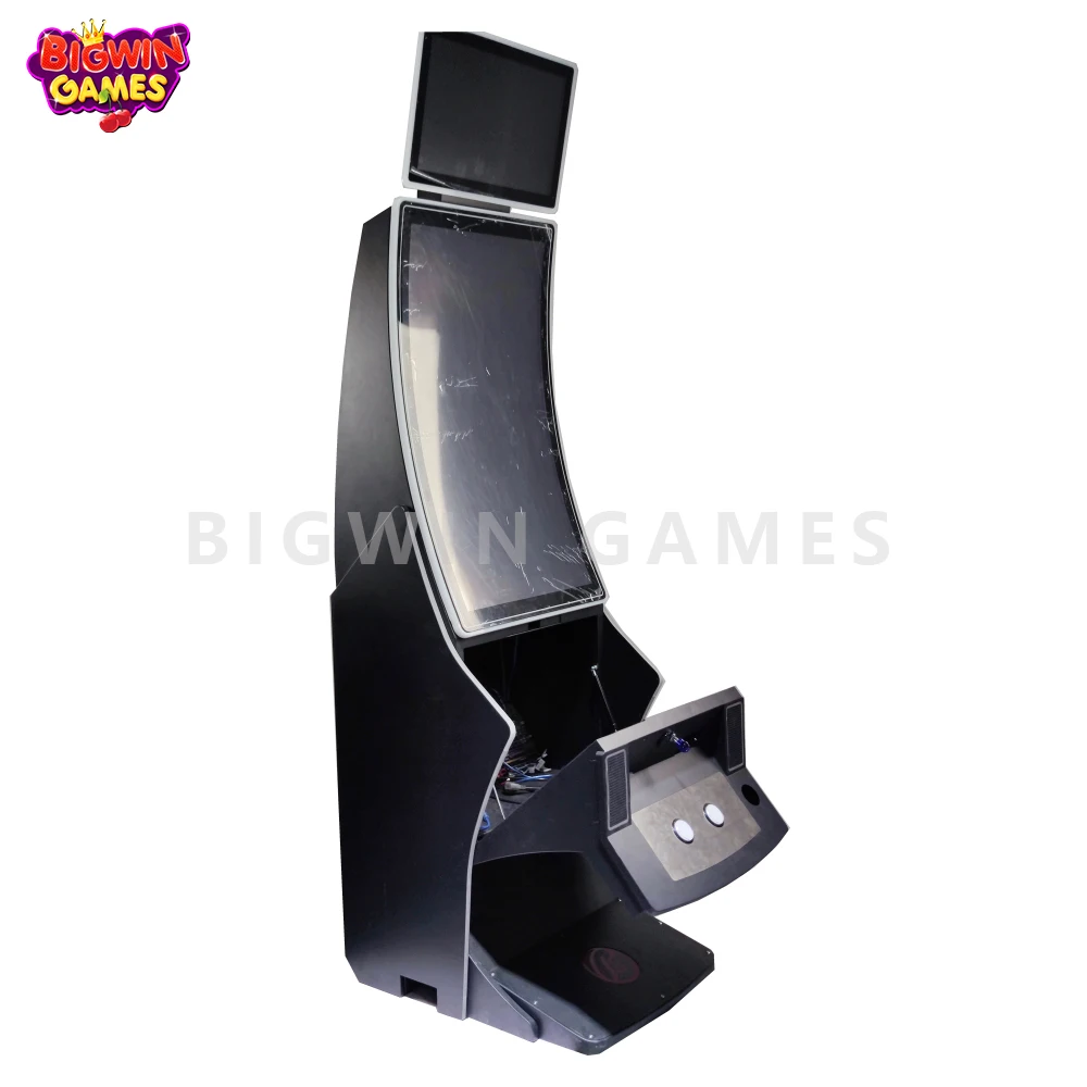 Customized Logo Skill Game Machine Curved Touch Screen Metal Cabinet ...
