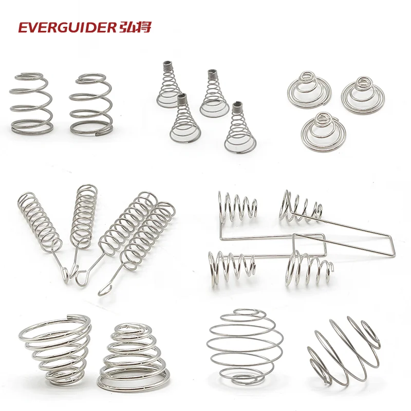 304 Stainless Steel Cylindrical Flat Wire Coils Compression Spring ...