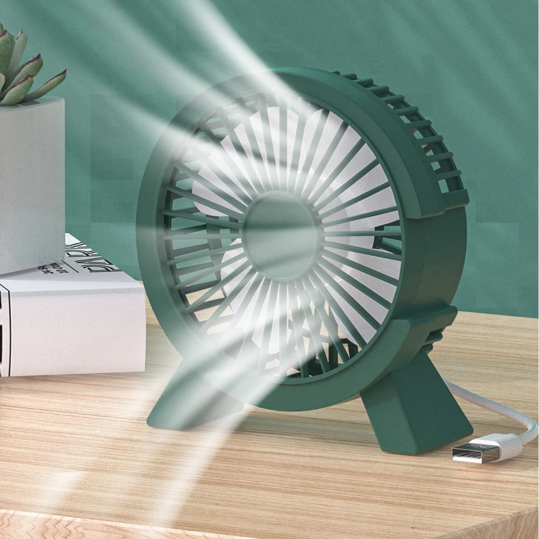 ultra-silent office fan long-lasting desktop fan small fan for students ...