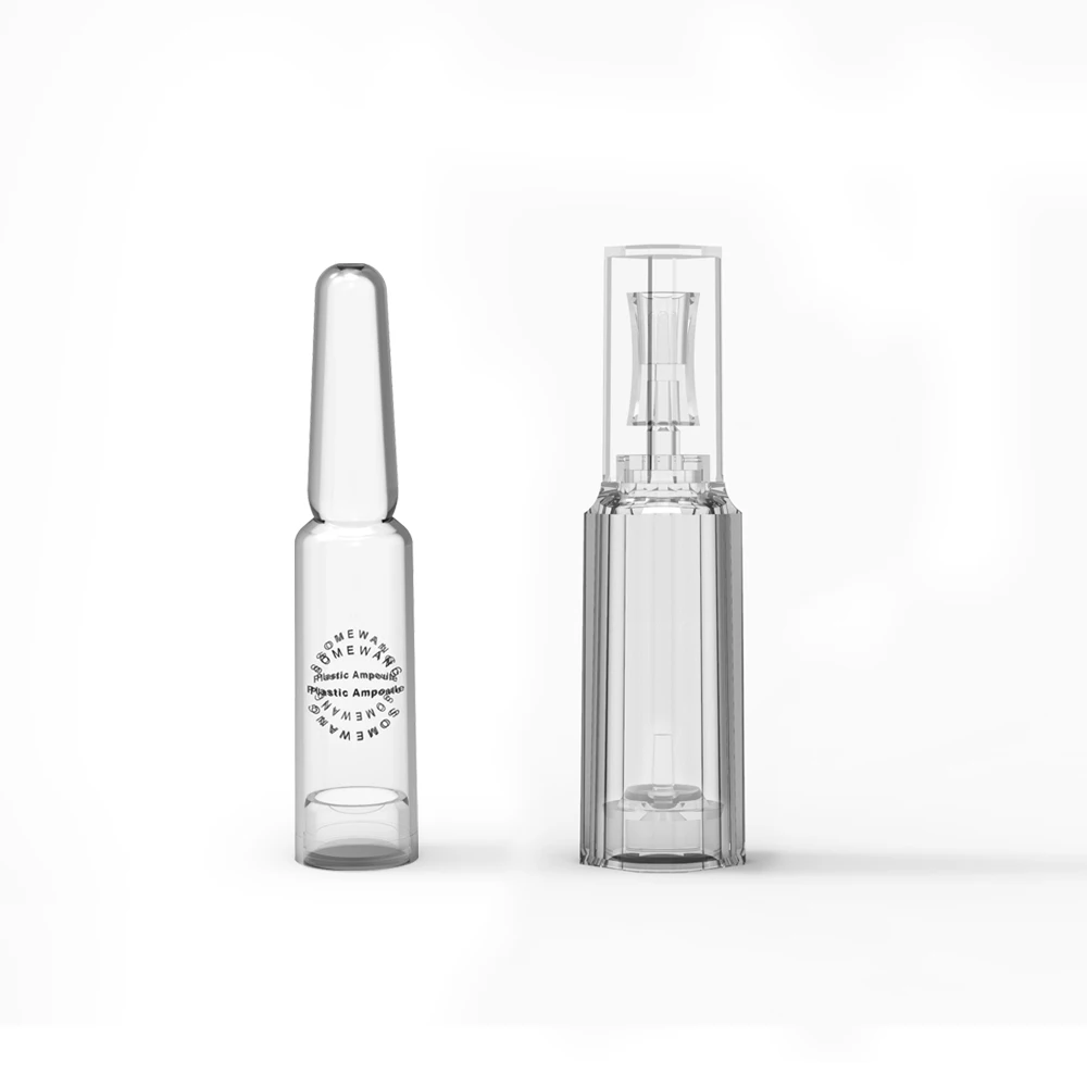 Cosmetic Ampoule Packaging 1.5ml 3ml 5ml 10ml Plastic Ampoule Bottle ...
