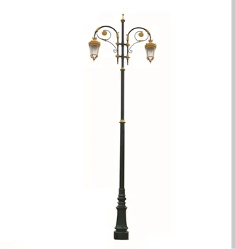 Antique Cast Iron Street Lighting Pole Cast Aluminium Garden Decorative ...