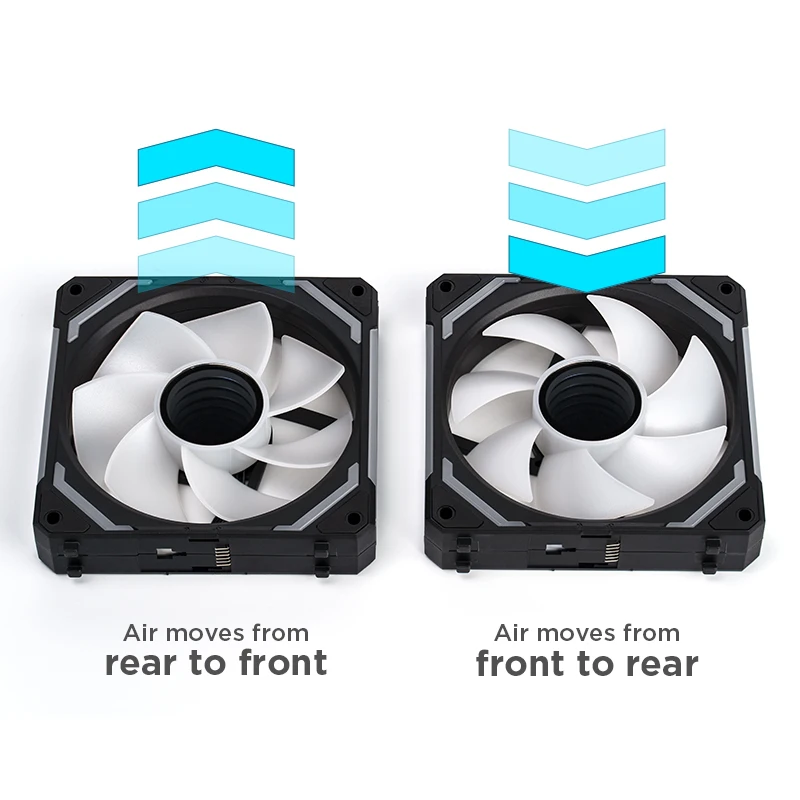Infinity Reverse Blade Fan Cpu Fan 120mm Argb Case Cooler Pwm Connector ...