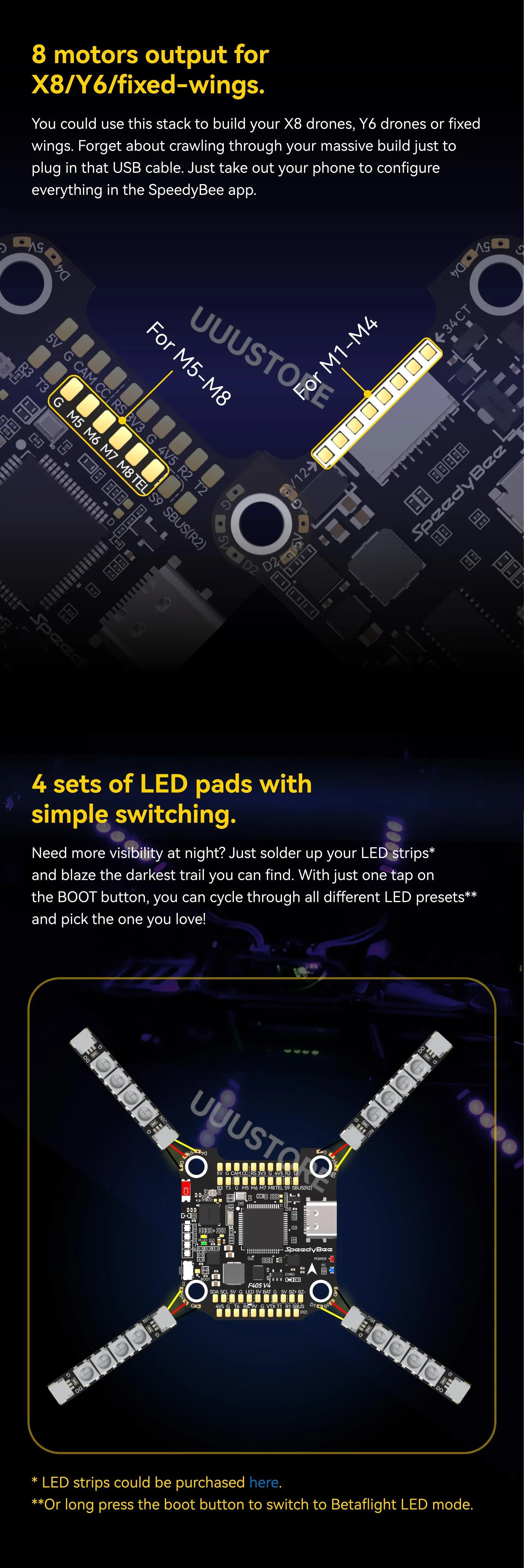 Speedybee F405 V4 3-6s 30x30 Fc&esc Fpv Stack Icm42688p F405 Flight ...