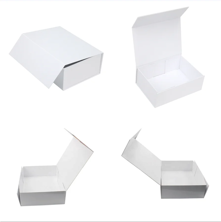 Custom Logo Rigid Paperboard Gift Box with Magnetic Lid