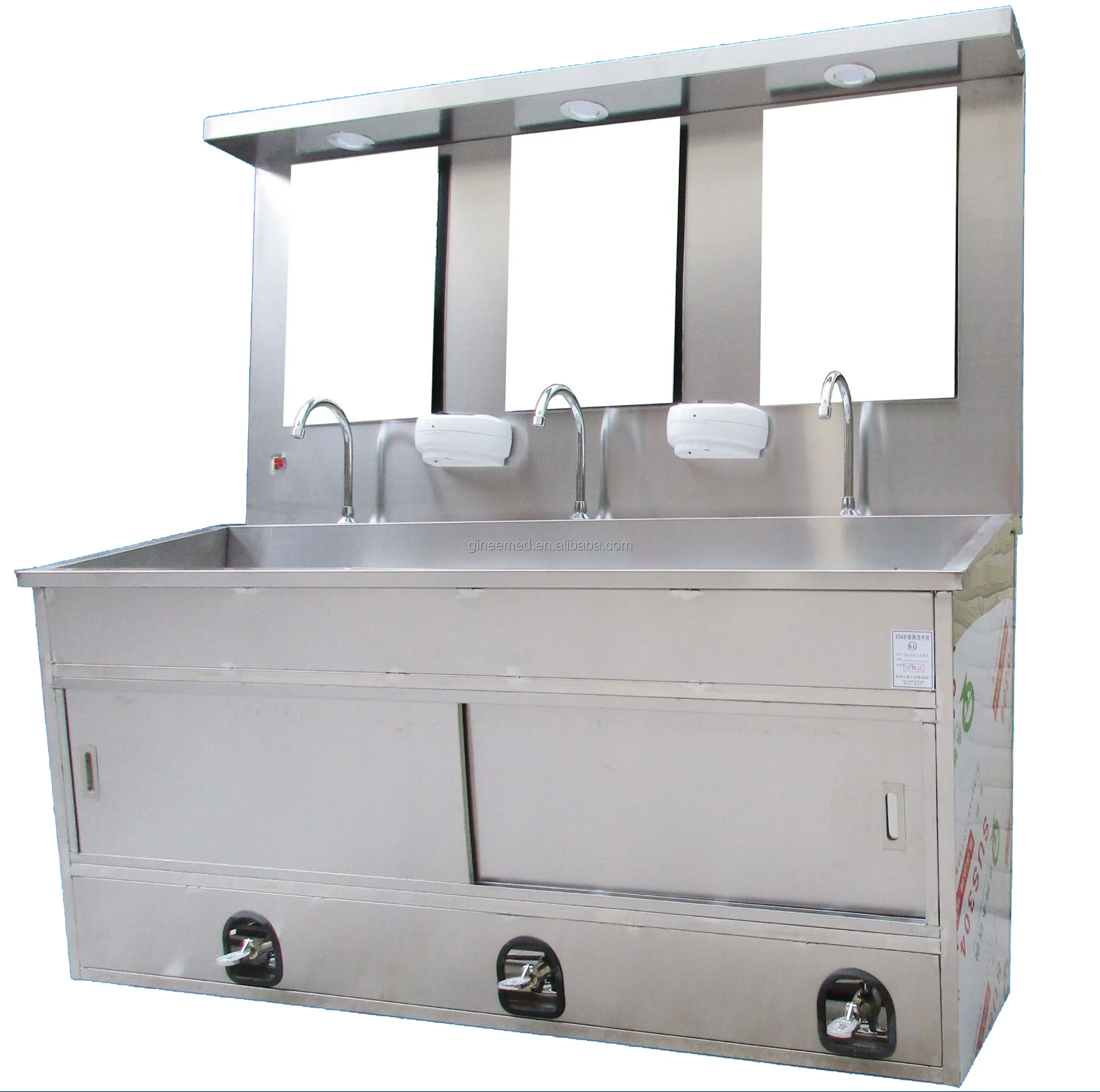 Ginee Medical Hospital Furniture 304 Stainless Steel School Double ...