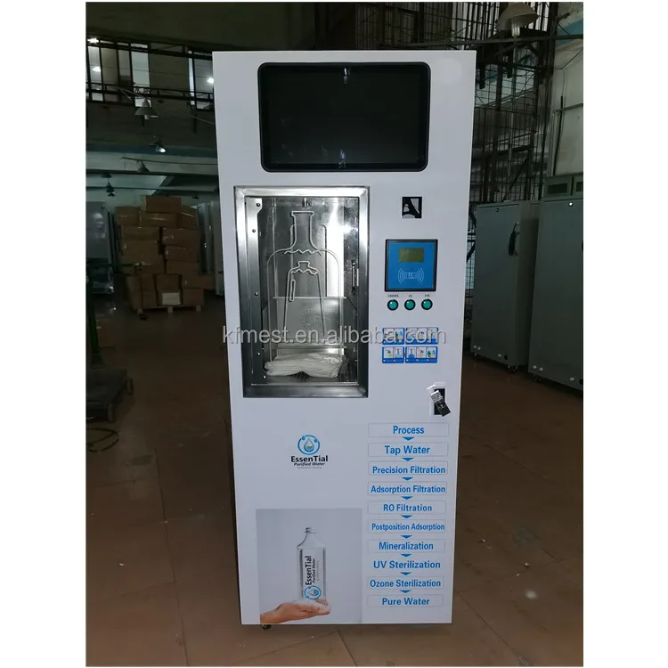 Custom Outdoor Water Dispenser Water Vending Machines With 8 Stage ...