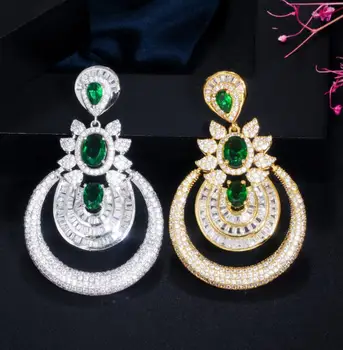 Luxury Dubai Earring 18k Yellow Gold Plated Vintage Costume Jewelry ...