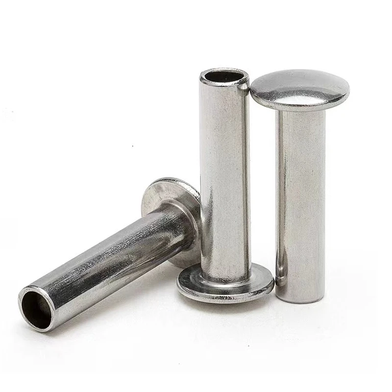 Wholesale 304/316 Stainless Steel Flat Head Tubular Semi Hollow Rivet ...
