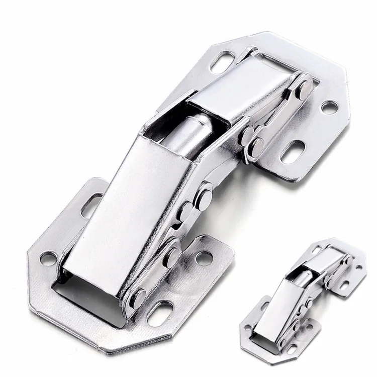 Yabely 4 Inch Special Style Hydraulic Bridge Hinge Nickel Plated 90 ...