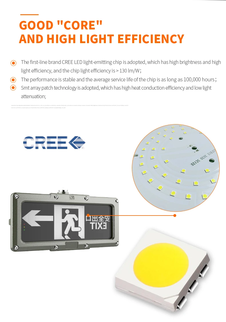 Led Emergency Light With ATEX Certificate Explosion Proof Exit Signs ...