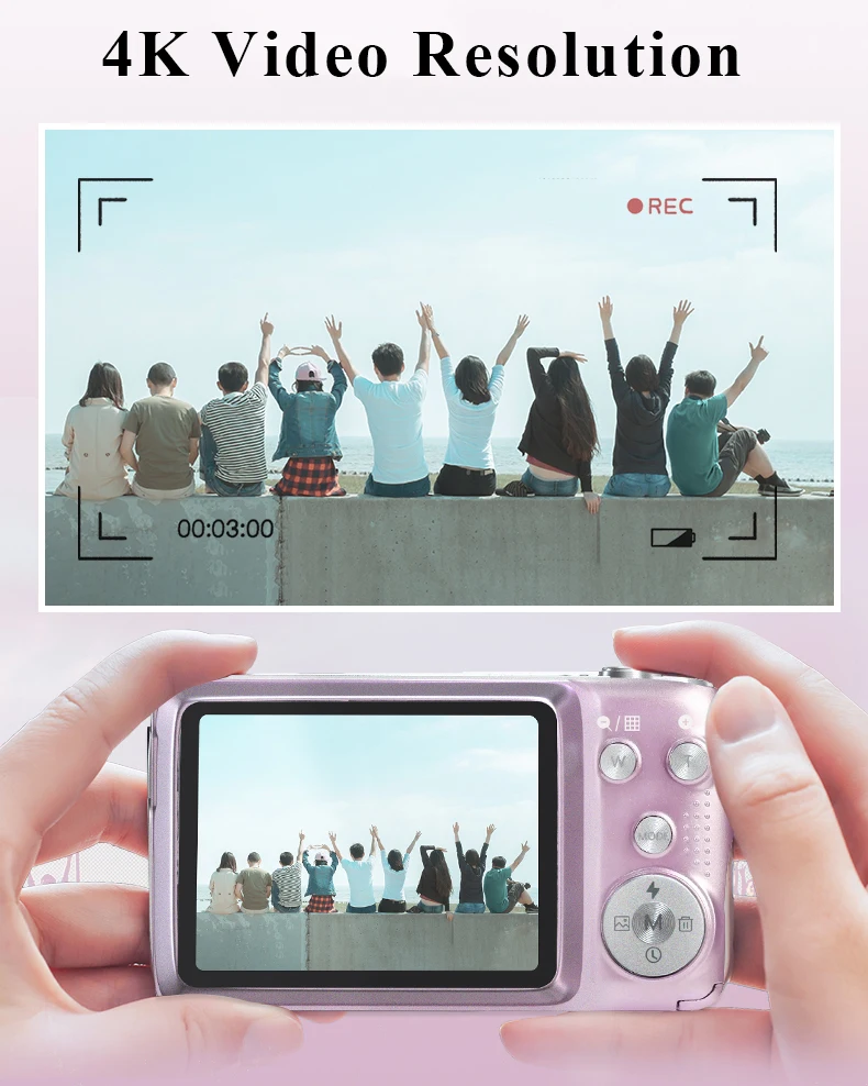 8x Zoom 48MP Camera - Compact Digital Photo Shooting