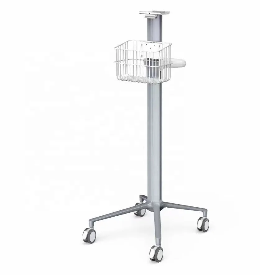 New Medical ECG Vital Signs Monitor Cart Cheap Mobile Stainless Steel ...