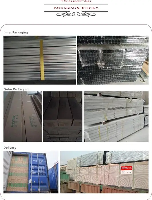 T-bar Grid Metal Stud Channel Accessories And Pvc Ceilings Ceiling Tile ...