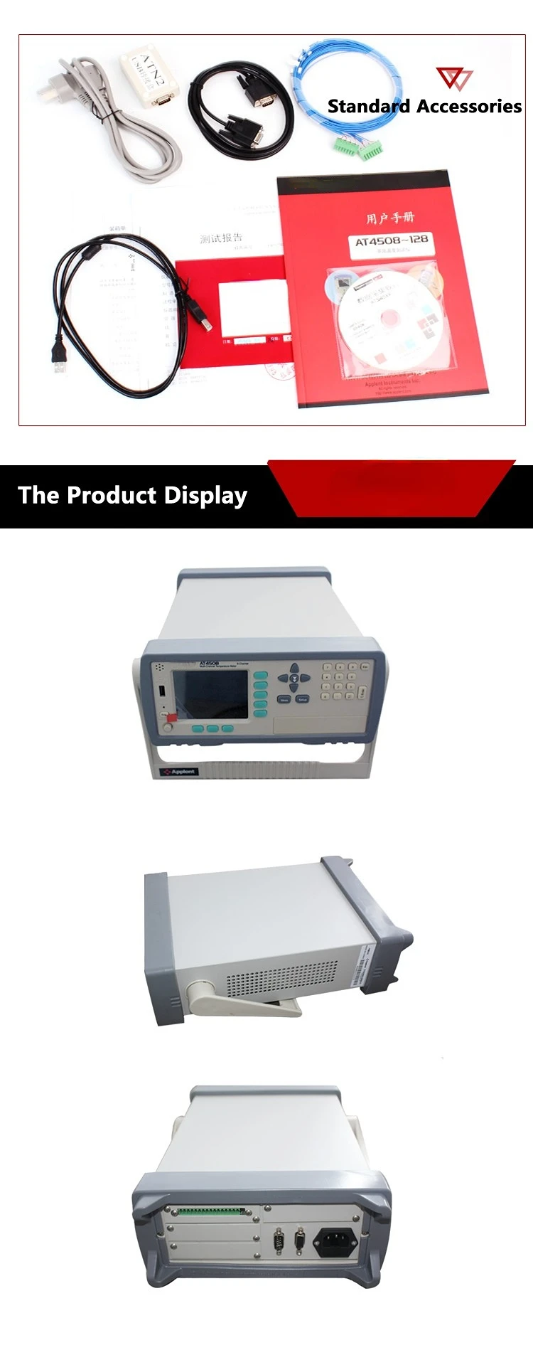 Benchtop Multi Channel Thermometer Digital Temperature Datalogger - Buy ...