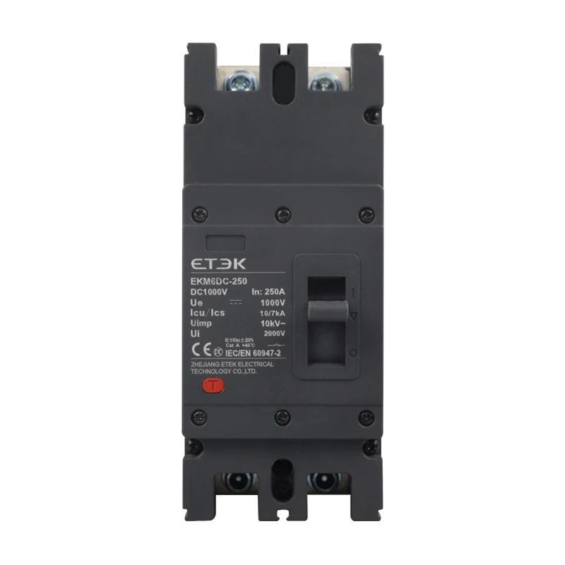 ETEK EKM6DC 2P 1000V Solar Moulded Case Circuit Breaker 125A/140A/160A ...