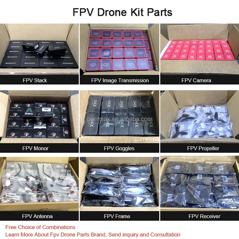 UAV Components for HSKRC MARK4 HD 5 6 7 Inches Frame Kits
