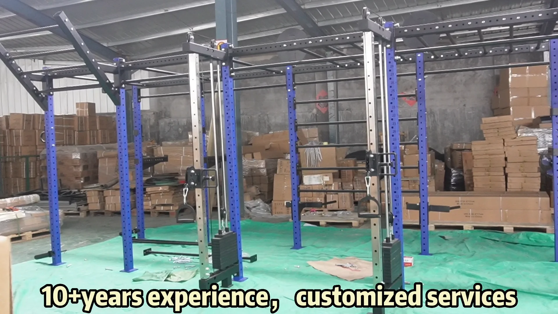 Gym Training Equipment Rack Power Climbing Rigs Cage Multi Functional ...