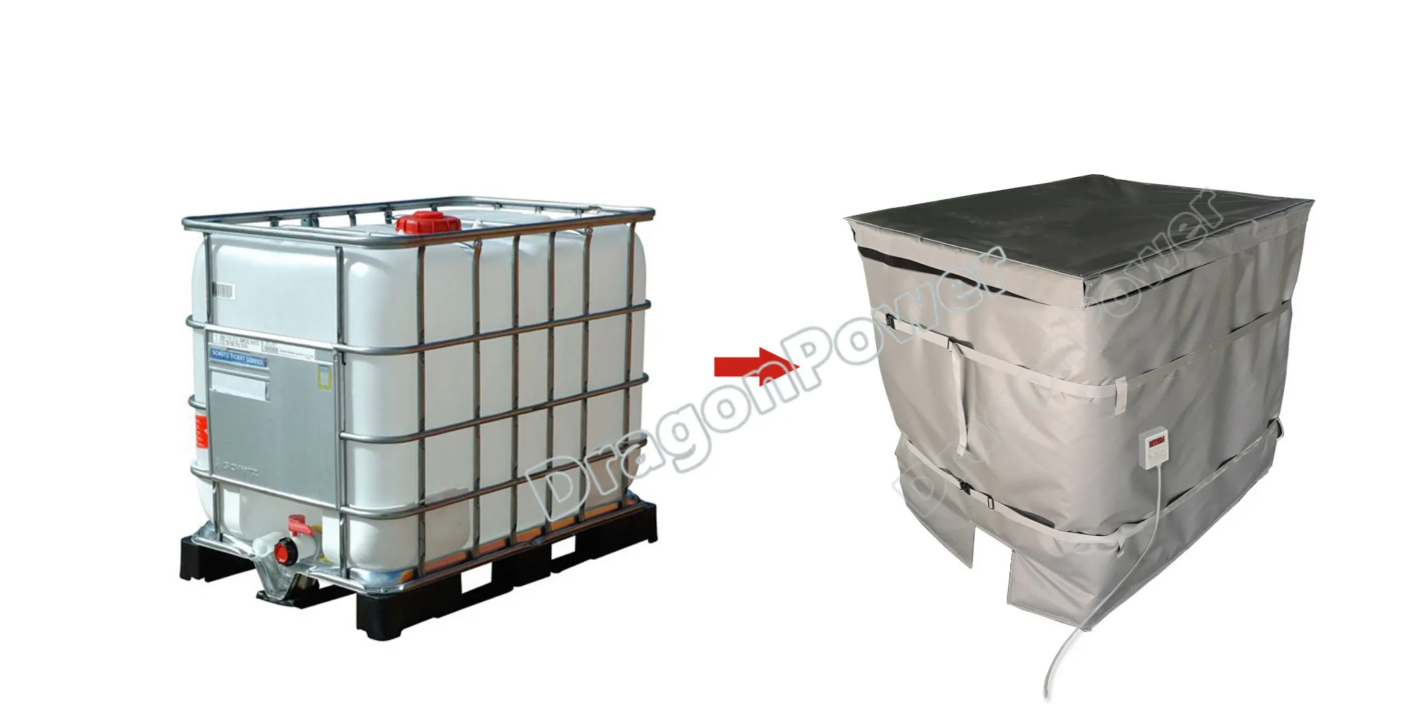 1000 Liter Plastic Tank Ibc Tote Blanket Heater Heating Jacket - Buy ...