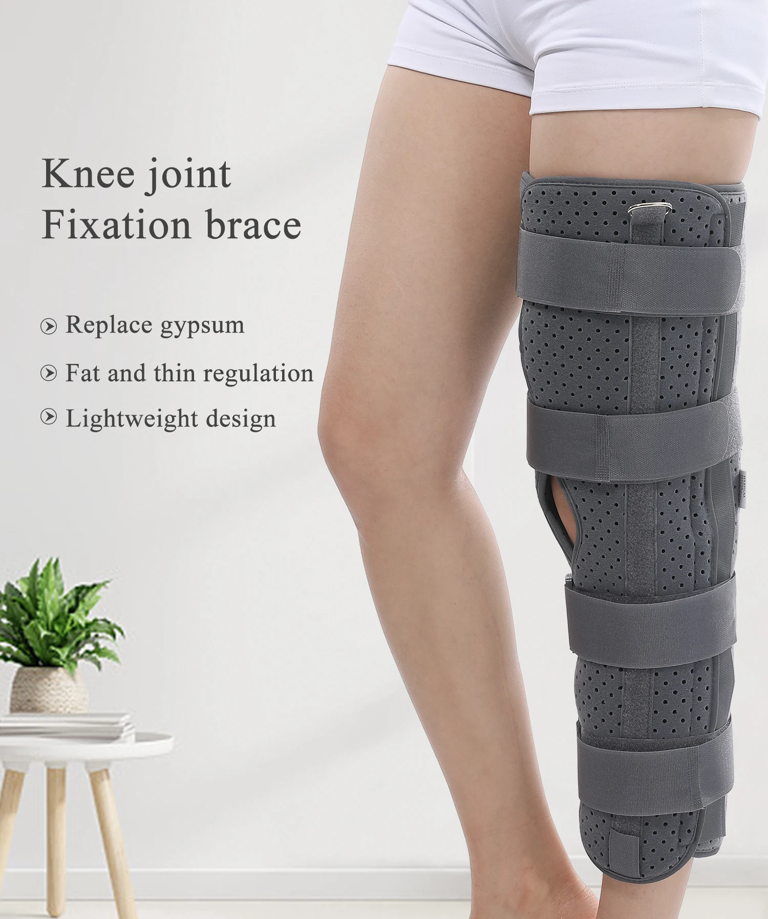 Knee Joint Fixation Lower Limb Brace Meniscus Ligament Strain Patella ...